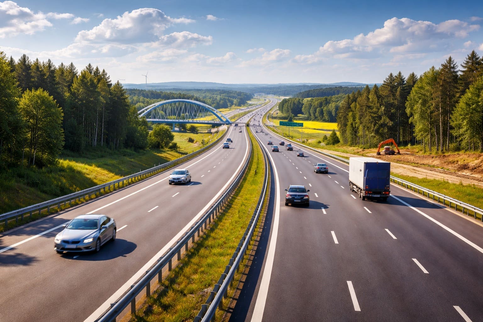 Nowe drogi w 2026 roku, w tym autostrady i drogi ekspresowe